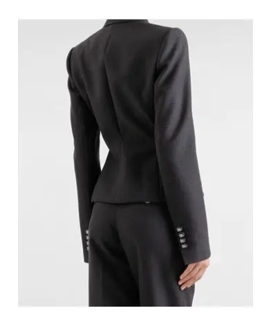 Dolce & Gabbana Double-breasted Tailored Jacket With Dg Logo
