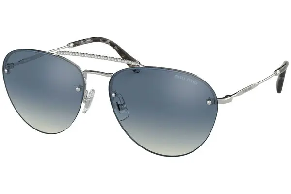 Miu Miu Aviator Sunglasses With Logo Detail
