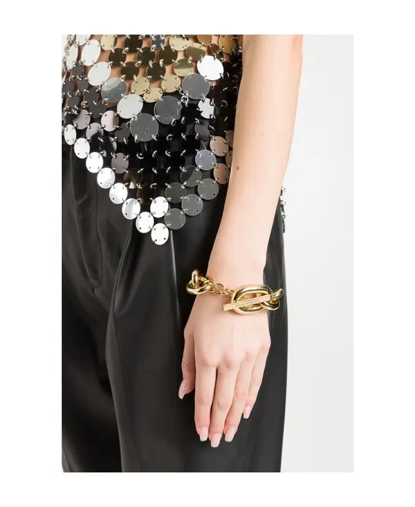 Rabanne Chain Bracelet - Yellow