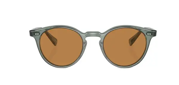 Oliver Spencer Romare Oval Frame Sunglasses - Acqua