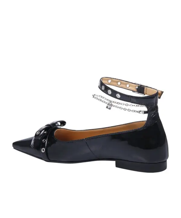 GANNI Ballet Flats - Black