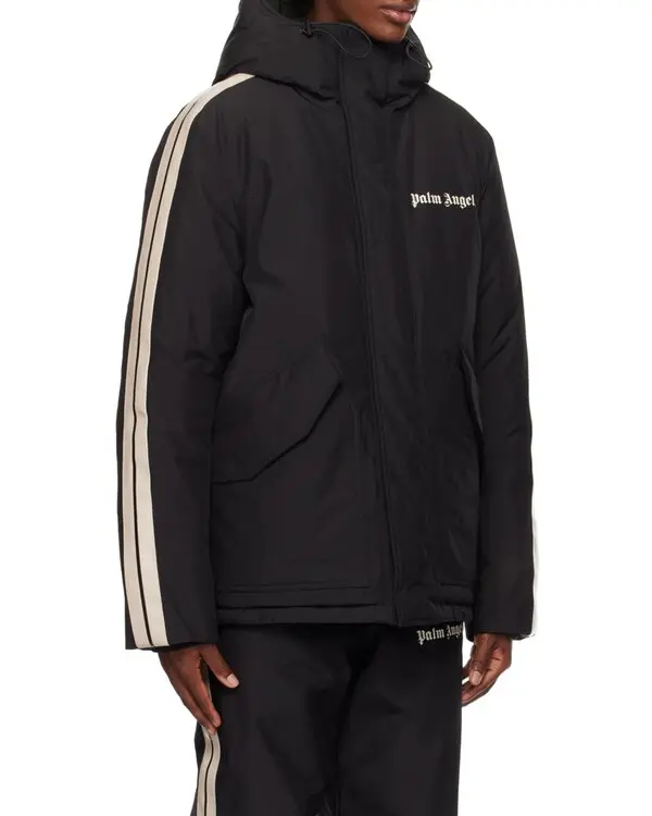 Palm Angels Logo Track Ski Jacket - Black