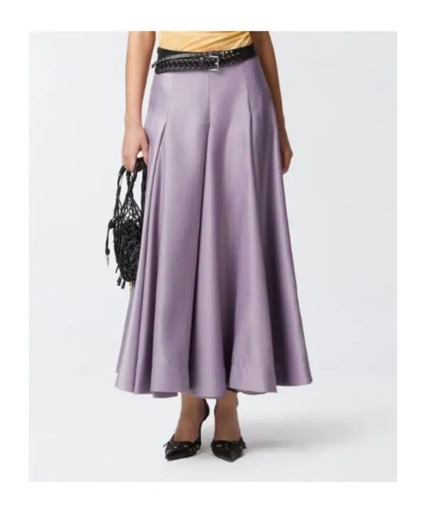 Pinko Pleated Midi Skirt
