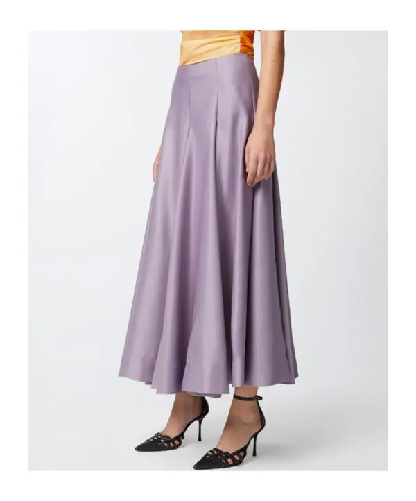 Pinko Pleated Midi Skirt