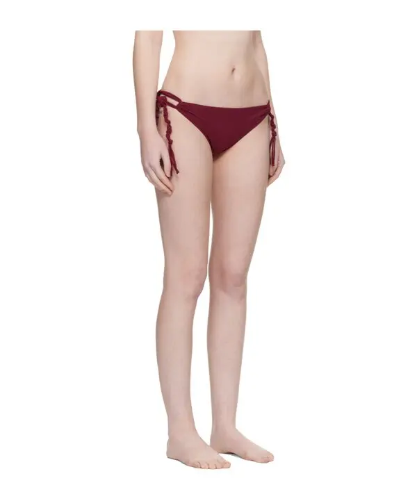 JIL SANDER Tie-detail Bikini Bottoms - Red