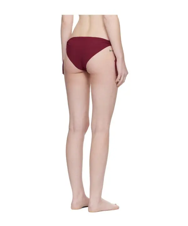 JIL SANDER Tie-detail Bikini Bottoms - Red