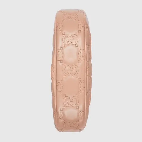 Gucci Padded Chain Shoulder Bag - Nude