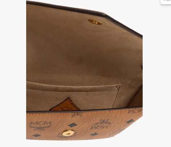 Mcm Mini Flip Bag - Brown