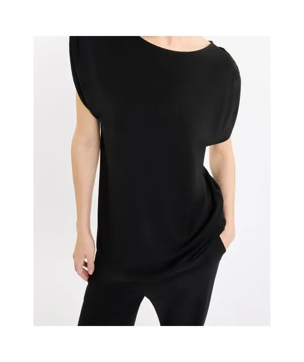 FAY Sleeveless Top With Button Detail
