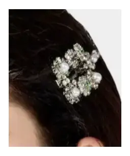 ROGER VIVIER Efflorescence Hair Clip With Crystals And Pearls