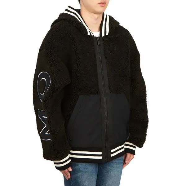 Moose Knuckles Long Sleeve Hooded Jacket With Logo Embroidery