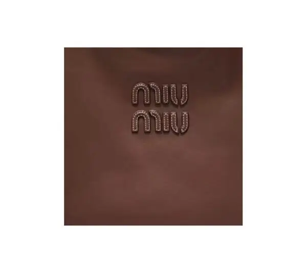 Miu Miu Ivy Logo-lettering Tote Bag - Heather