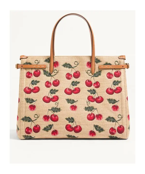 Valentino Garavani Antibes Cherry Tote Bag
