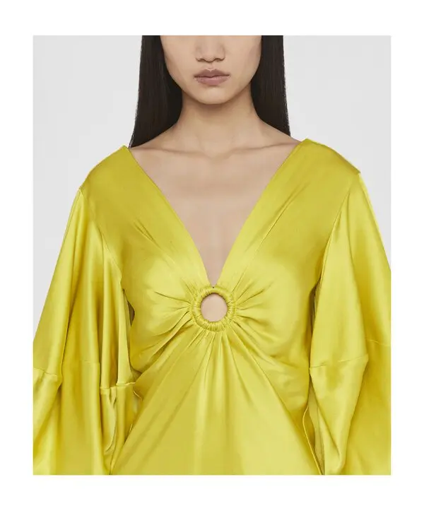 Stella McCartney V-neck Cut-out Maxi Dress