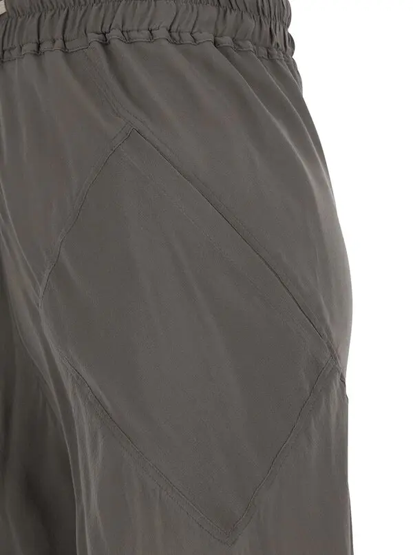Rick Owens Elastic Waist Drawstring Trousers