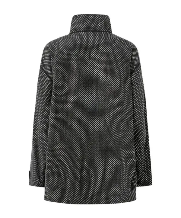 Pinko Rhinestoned Technical Parka