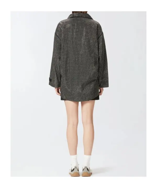 Pinko Rhinestoned Technical Parka