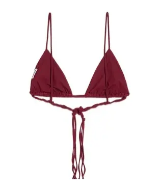 JIL SANDER Triangle Bikini Top - Sumac