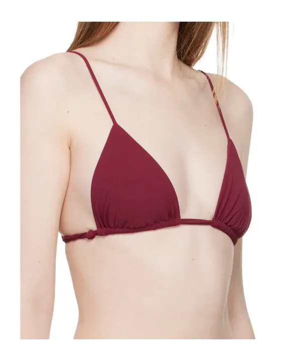 JIL SANDER Triangle Bikini Top - Sumac