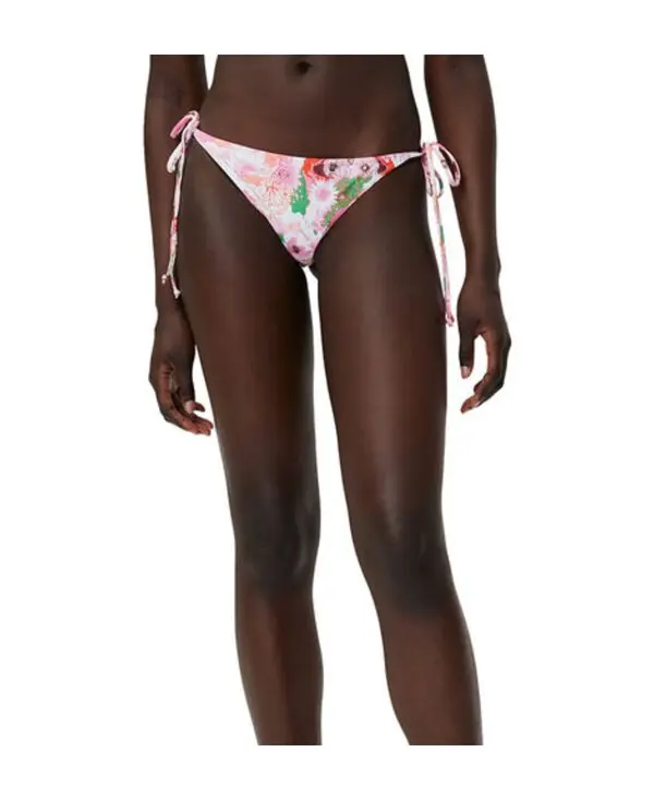 GANNI Floral Printed Bikini Briefs - Pink