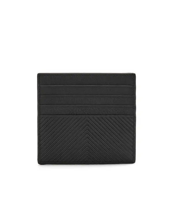 Loewe Logo Printed Open Cardholder - Black
