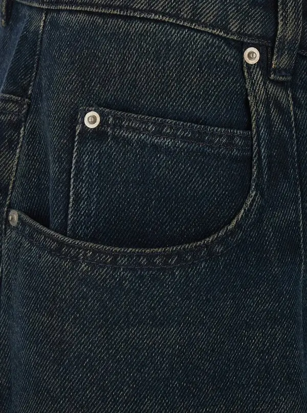 Isabel Marant Étoile Rodayna High-waist Wide-leg Jeans - Black