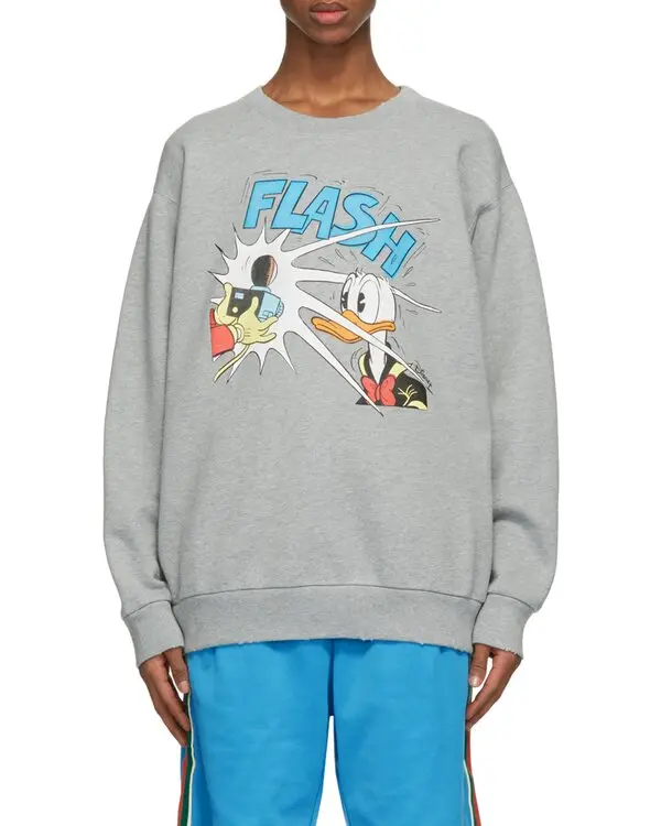 Gucci X Disney Donald Duck Printed Sweatshirt