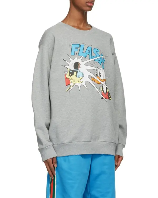 Gucci X Disney Donald Duck Printed Sweatshirt