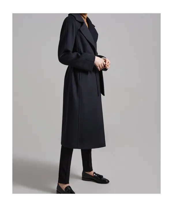Max Mara Manuela Icon Coat - Navy Blue