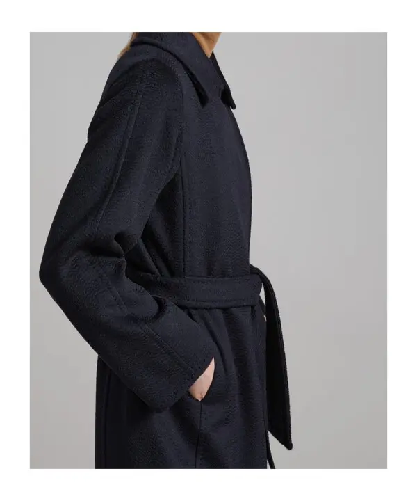 Max Mara Manuela Icon Coat - Navy Blue