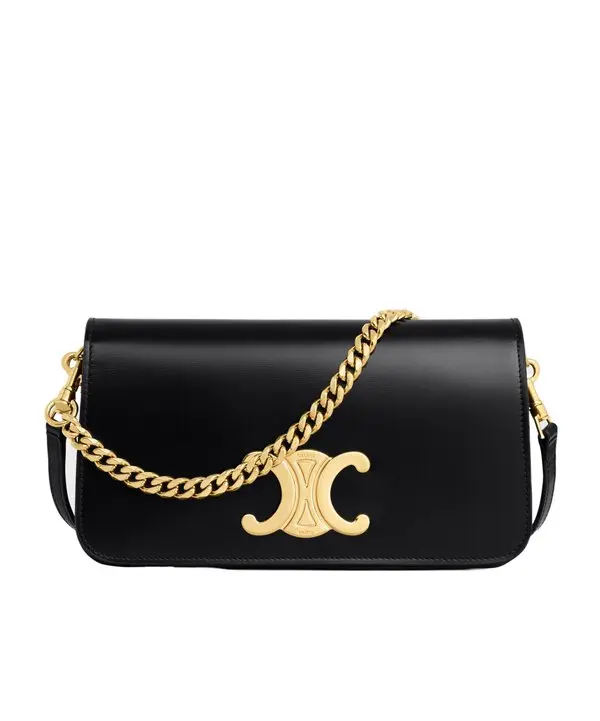 Celine Multipochette In Shiny Calfskin - Black