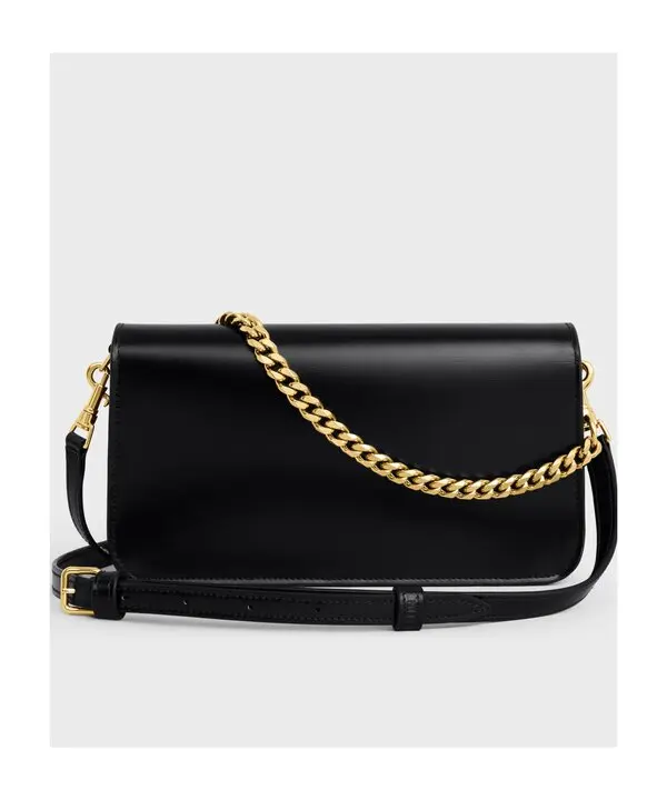 Celine Multipochette In Shiny Calfskin - Black