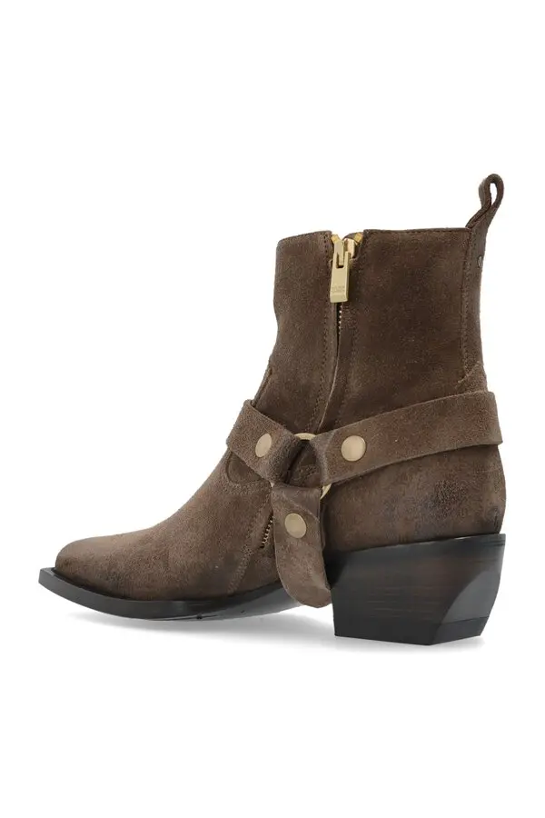 GOLDEN GOOSE Pointed-toe Debbie Ankle Boots