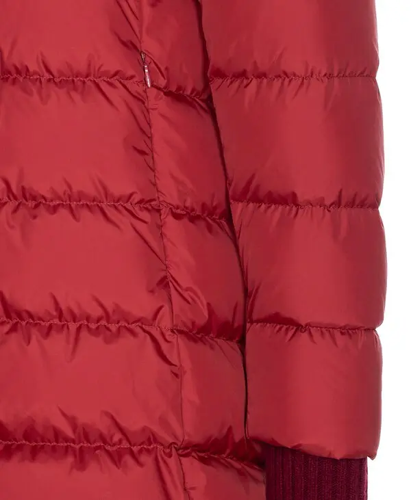 Herno Zip-up Hooded Down Jacket - Red