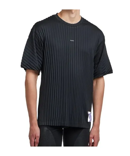 Satisfy Auralite Pleated T-shirt - Black