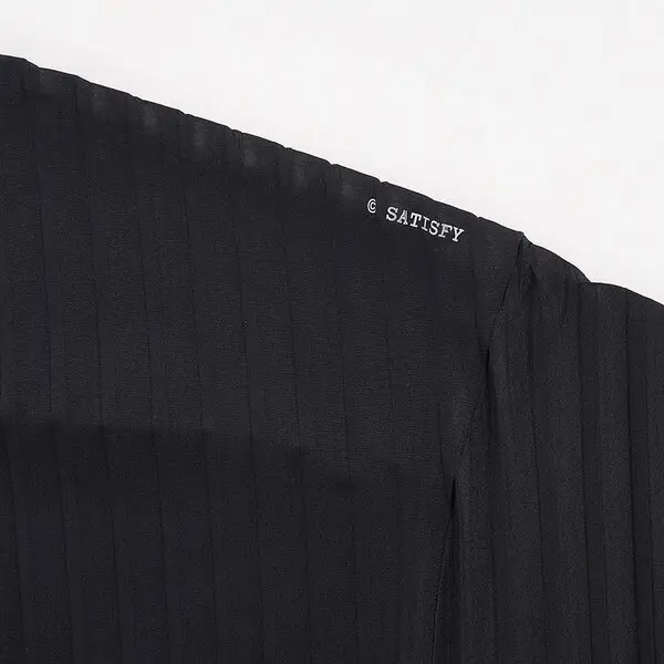 Satisfy Auralite Pleated T-shirt - Black