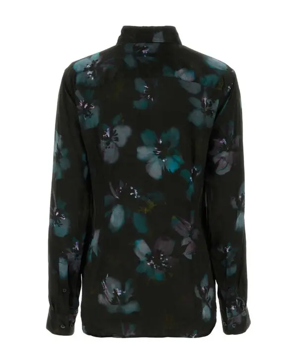 Dries Van Noten Floral Printed Button-up Shirt