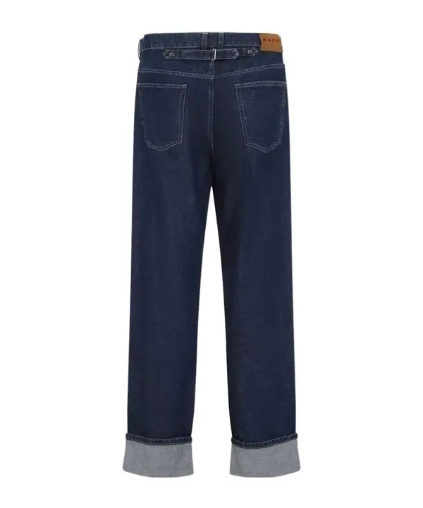 Marni Logo Embroidered Jeans