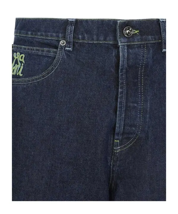 Marni Logo Embroidered Jeans