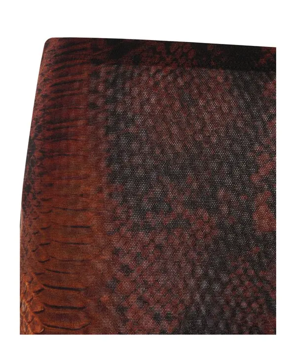 JEAN PAUL GAULTIER Printed Mesh Pants - Black