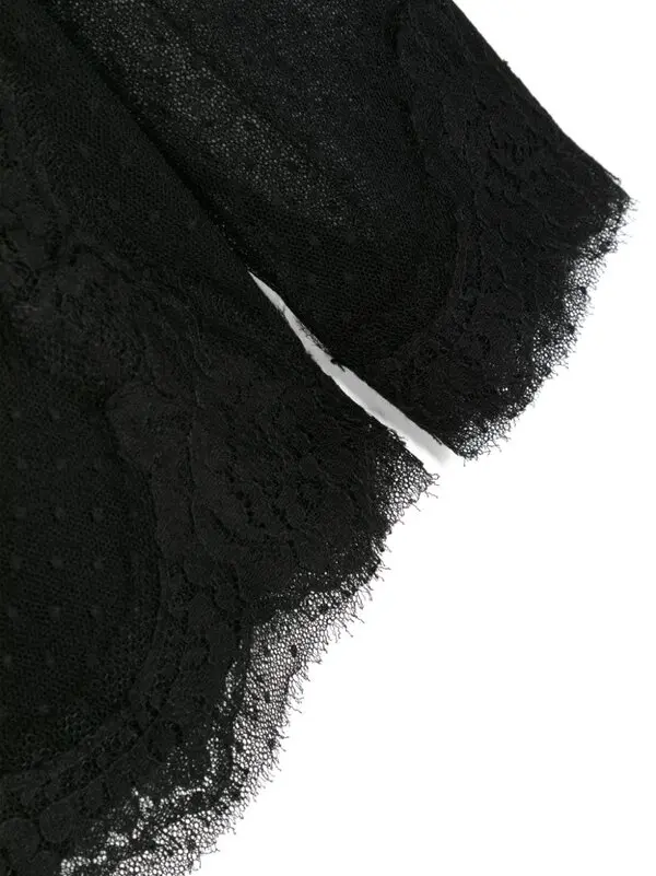 Dolce & Gabbana Lace Detailing Blouse