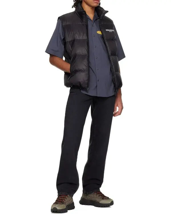 Dsquared2 Logo Printed Padded Down Vest