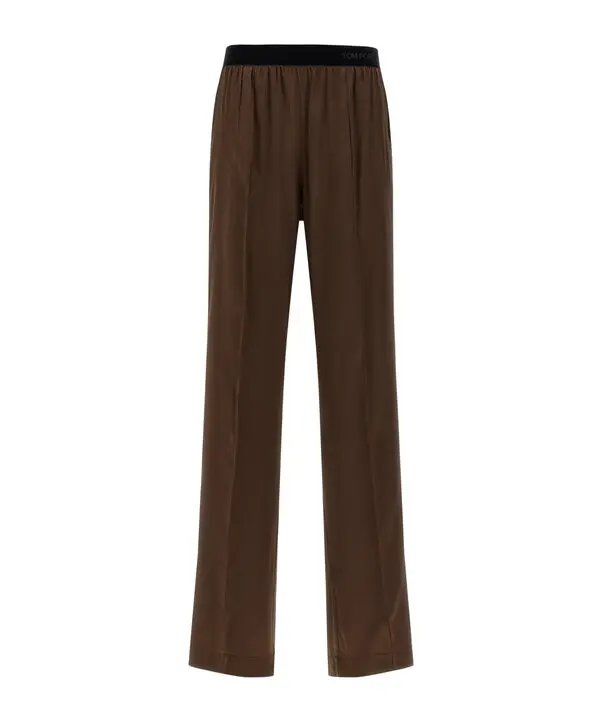 TOM FORD Satin Straight Leg Pants - No