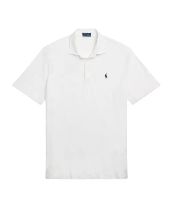 Polo Ralph Lauren Polo Pony-embroidered Short-sleeved Polo Shirt - White