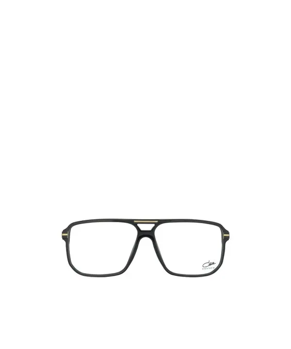 Cazal Geometric Plano Mirror Eyeglasses - Black Spear