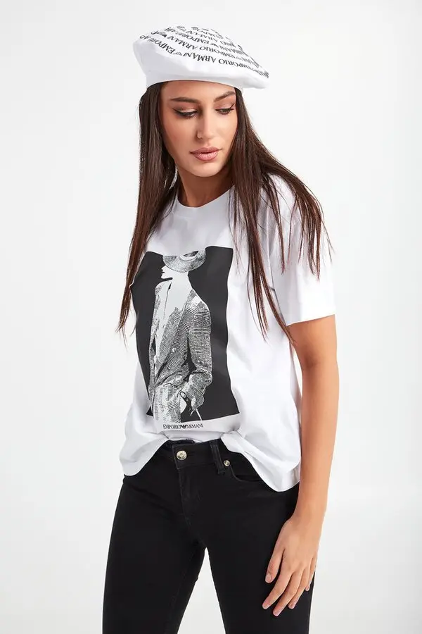 Emporio Armani Round Neck Logo T-shirt