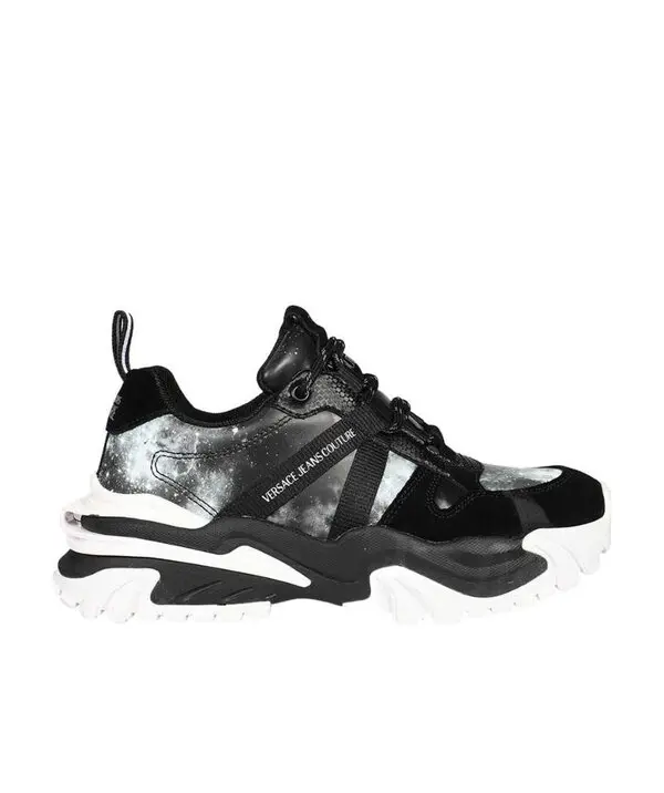 Versace Chunky Low-top Sneakers - Black