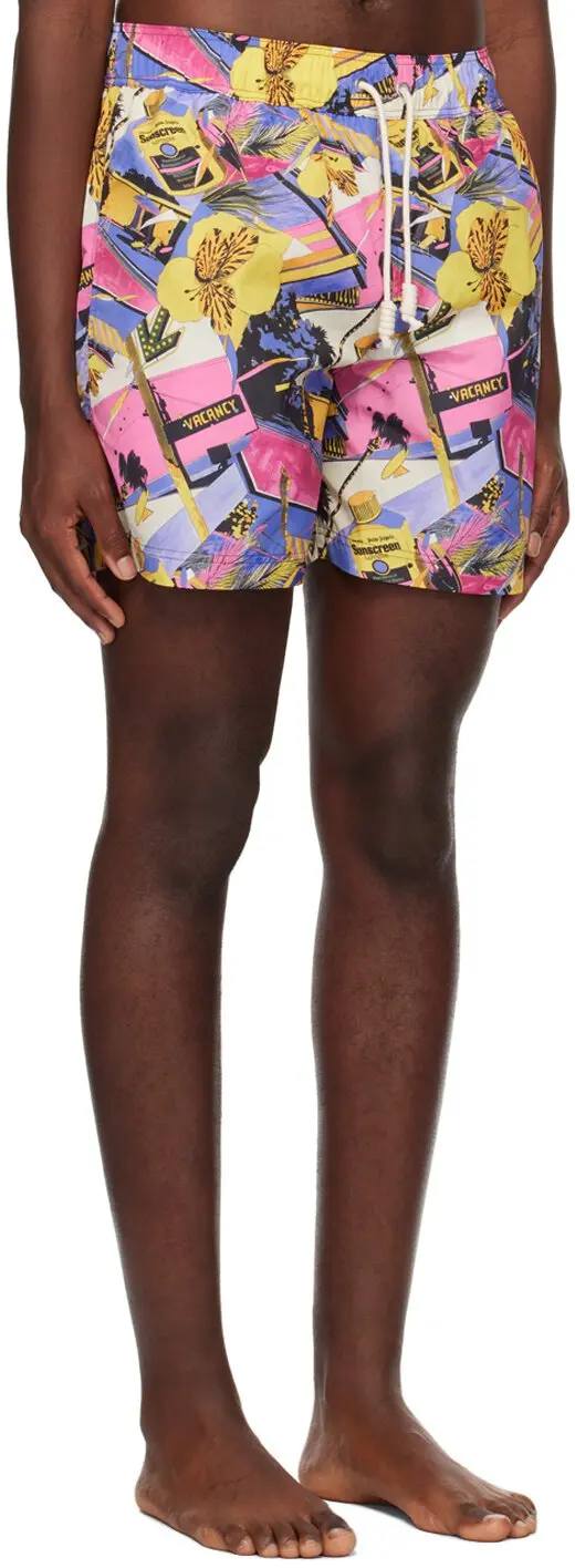 Palm Angels Miami Mix Swim Shorts - Multicolor