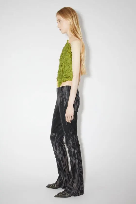 Acne Studios Faded Effect Flared Trousers