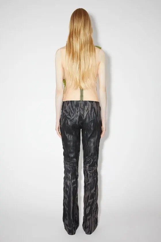 Acne Studios Faded Effect Flared Trousers
